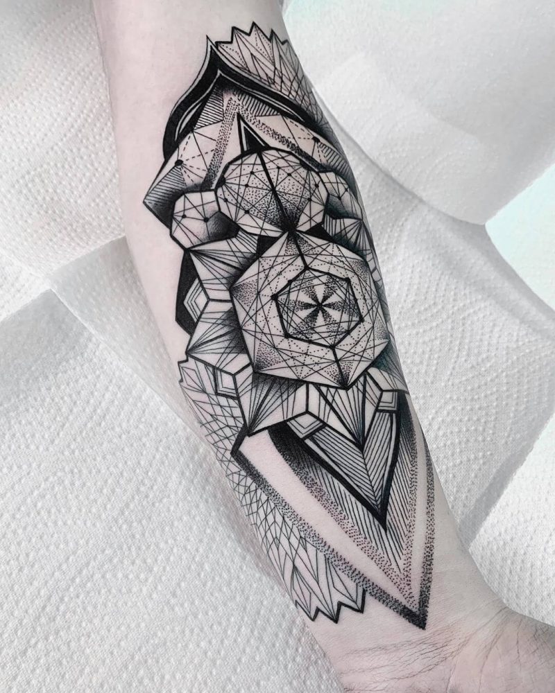 Tattoo-Stil: Geometrische Tätowierungen – Feelfarbig / Tattoos und Kunst.